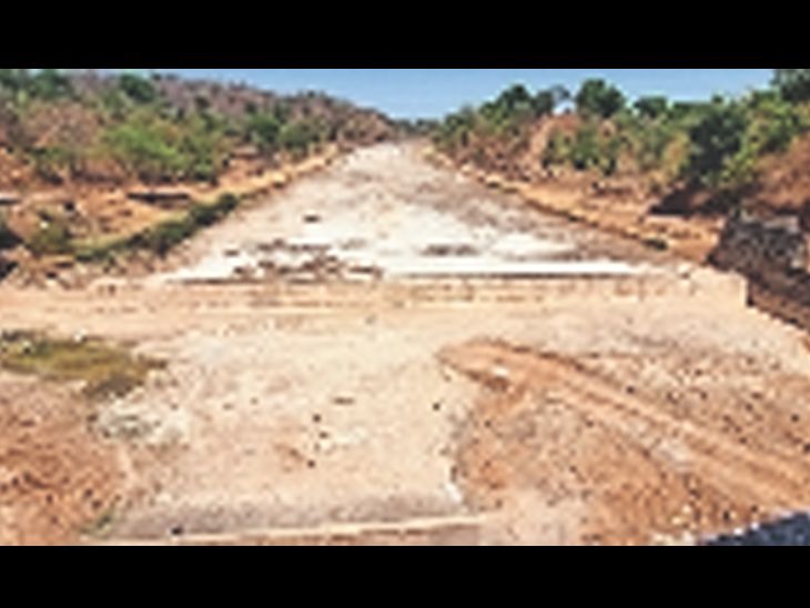 Naswadi's Men Nadi has dried up, water is missing even in the check ...