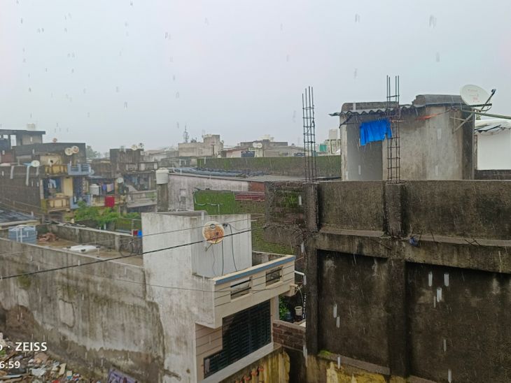 Khergam taluka of Navsari district received one and a half inches of ...