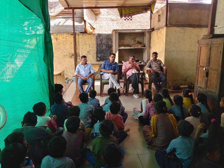 Ambav's principal-teacher went on leave and the school was locked ...