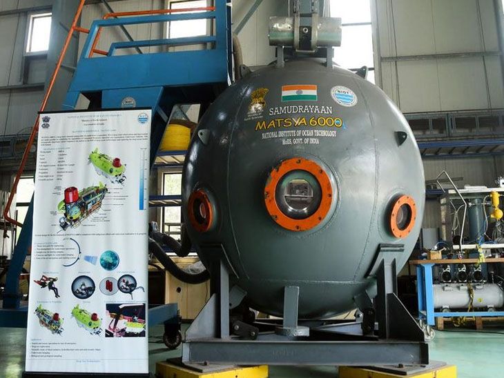 Samudrayan... The submarine will carry three Indians to a depth of 6000 ...