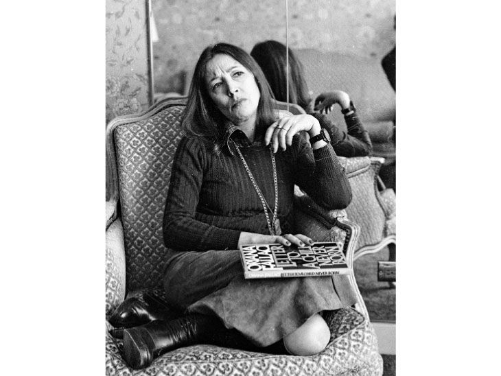 Oriana, a journalist who is known for aggressive interviews