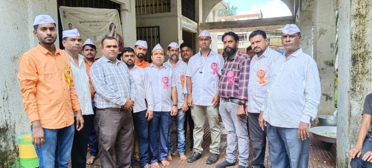 In Rakholi Marathi Nabhik Samaj organized the death anniversary of Shri ...