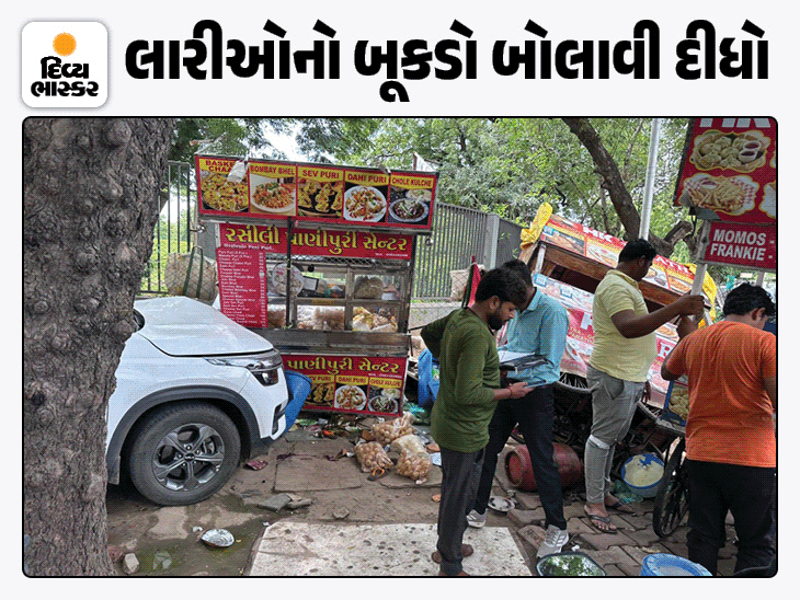 Nabira terrorized the Dhola day | ધોળા દિવસે નબીરાનો આતંક: અમદાવાદની HL ...