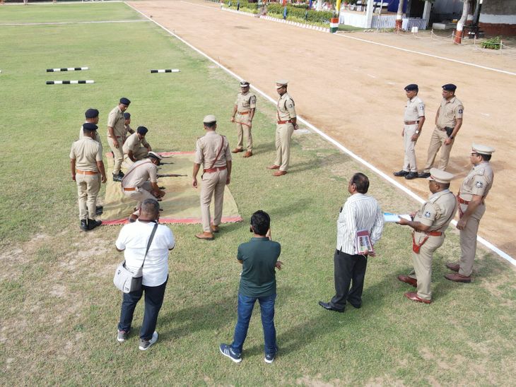 As many as 18 events were held at Patan District Police Parade Round to ...