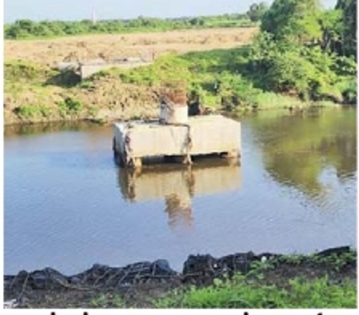 Construction of private bridge over Mindhola river in Lajpore, Suda ...