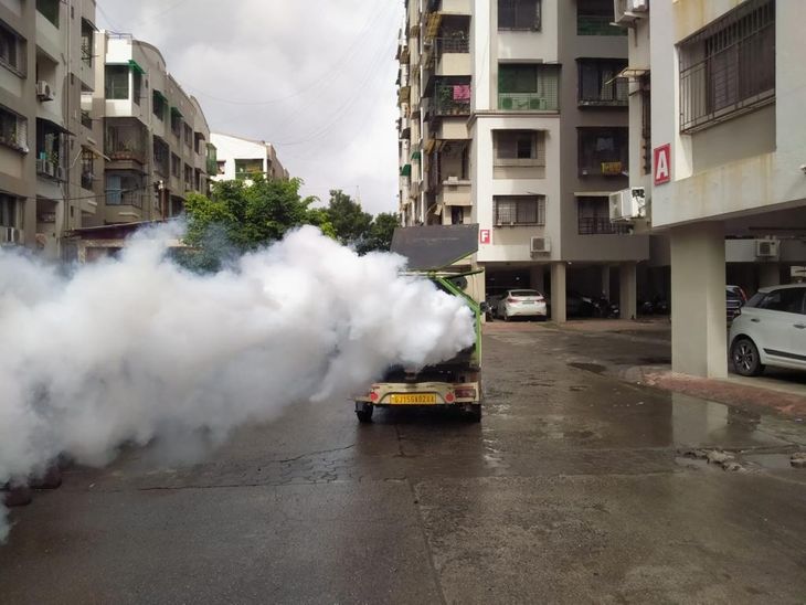 Intensive campaign of health department to prevent dengue in Vapi of ...