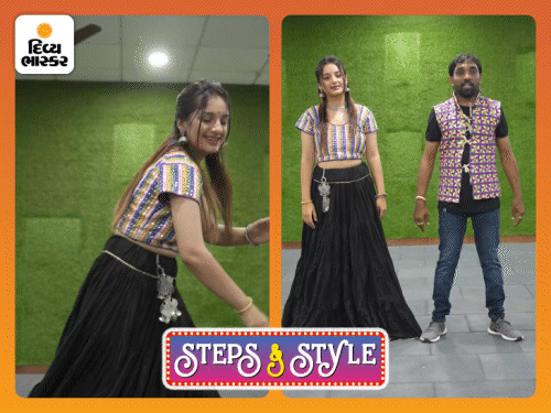 Famous group garba step Timli, Trending step, Adivasi plays timli, best ...