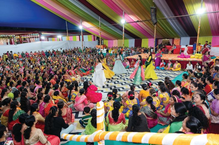 A special Halari Ras-Garba was held on the occasion of Betji's marriage ...