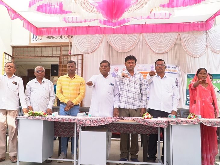 Large Vadodar village of Lunawada taluk warmly welcomed Bharat Sankalp ...