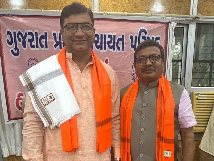 Anand District Panchayat President Hasmukh Patel has been appointed as ...