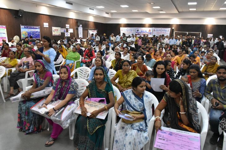 It was organized for the residents of four wards at the city's Rotary ...