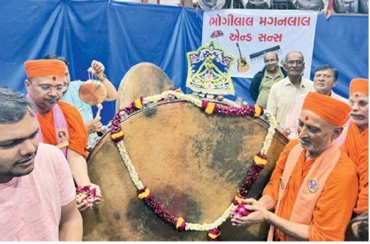 The 500 kg nagara prepared by the Dabgar society for the Ram temple was ...