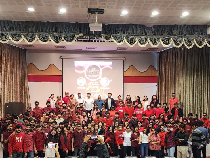 L. J. I. M. B. A-roadies event inauguration was done in the presence of ...