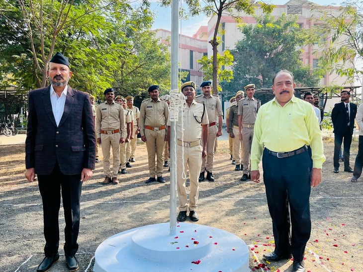 75th Republic Day was celebrated at Barwala Court in Botad district