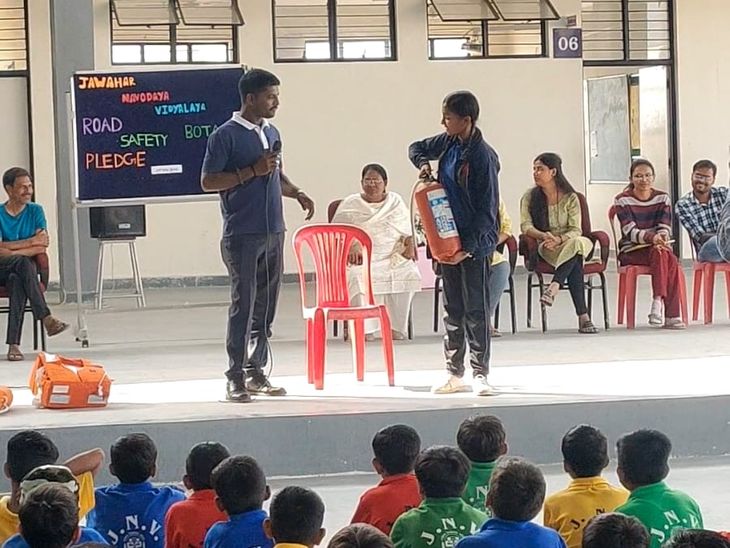 A mock drill was conducted by the team of District Disaster Management ...