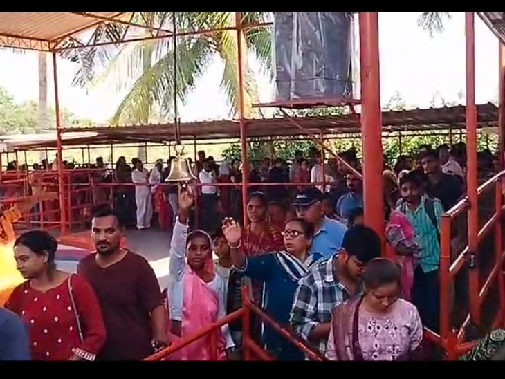 The Vishwa Shanti Mahakali temple in Osara village of Bharuch saw a ...