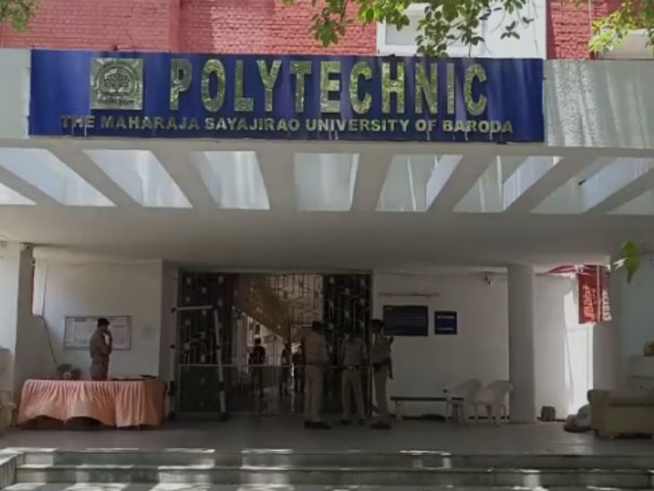 EVMs kept at Polytechnic College in Vadodara amid three layer arrangement