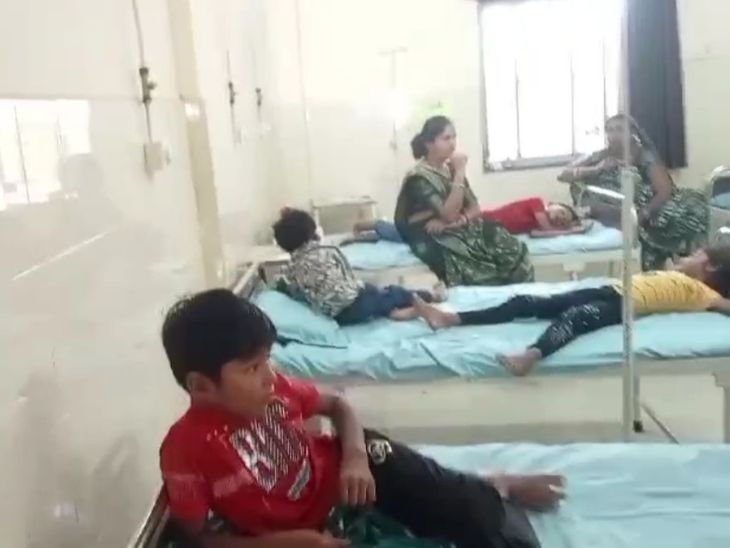 In Rojasar village of Libadi, more than 30 people were affected by ...