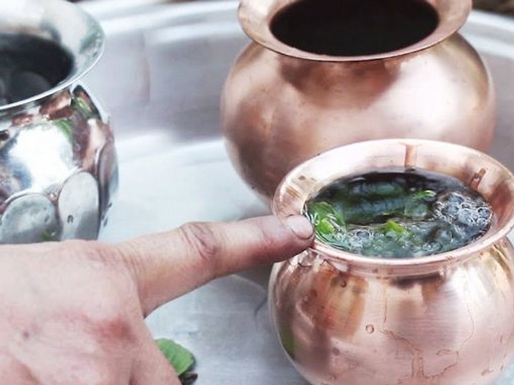 Tradition of keeping Ganga water at home: Keep Ganga water in a copper ...