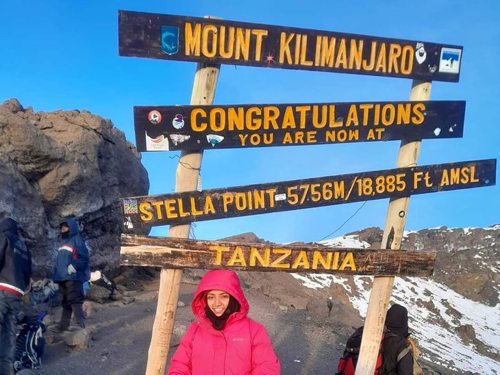 Jam Khambhaliya's daughter Sonam Khatiya summited Africa's Mount ...