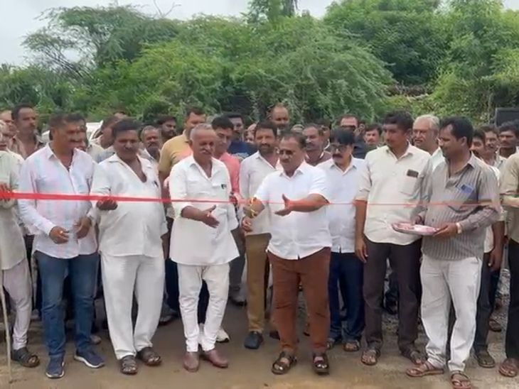 The newly constructed bridge was inaugurated by MLA Kalabhai Rathore ...