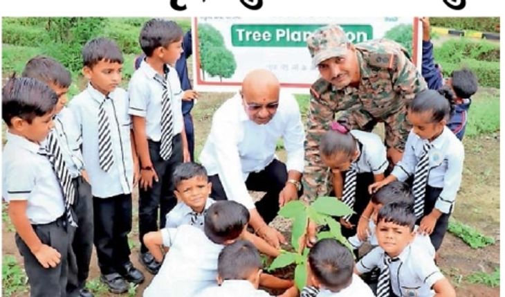 230 different types of trees were planted in Kera HJD campus ...
