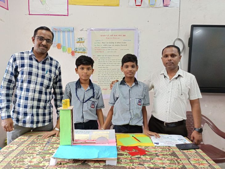 Students of Acharya pra. Keshav School No. 260 presented a work on ...