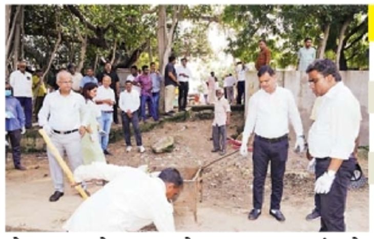Municipal officials-leaders cleaned 20 metric tons of garbage from ...