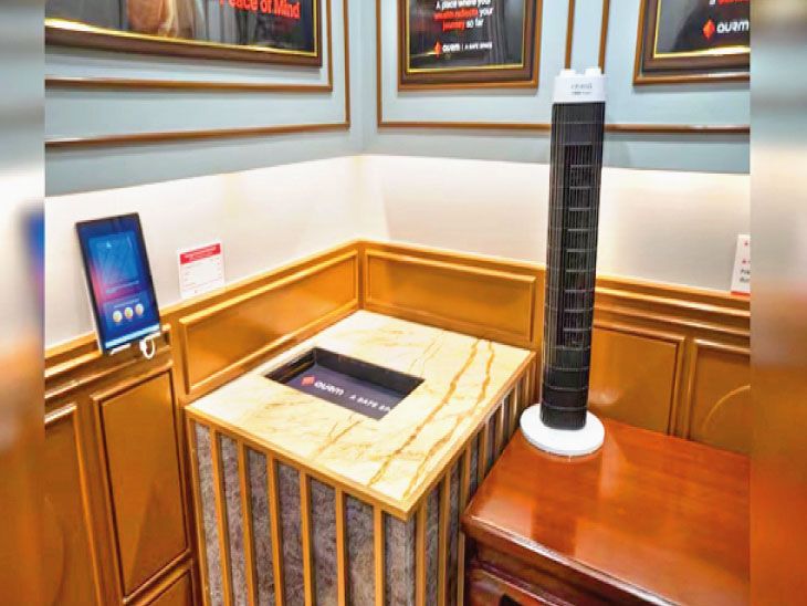 Now automated locker facility has been started within the society ...