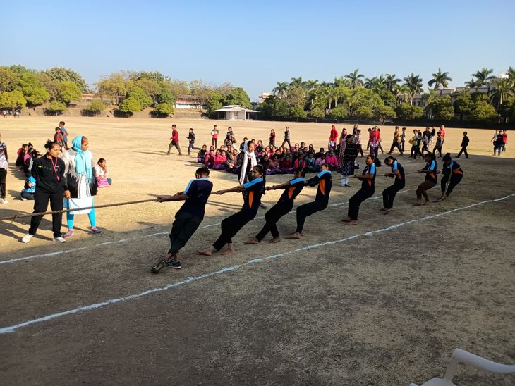 Seven different sports were included in the taluka level Khel Mahakumbh ...