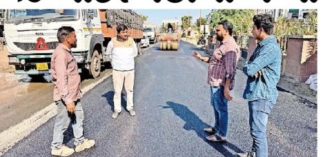 The road from Rukmavati bridge to Bhuj Octroi has been widened to 13 ...