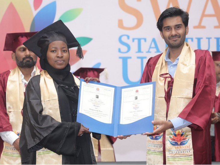 Special graduation ceremony for Nigerian students at Swarnim Startup ...