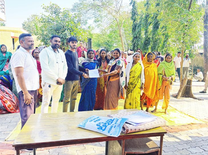 In the Gram Sabha of Mataval, the villagers of Taloda, on behalf of ...