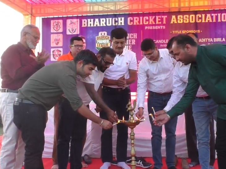 144 players from 8 teams will show their mettle for 25 days at the Burhani Ground in Ankleshwar ...