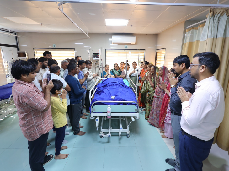 A 69-year-old man in Surat, who became brain dead, donated his liver ...