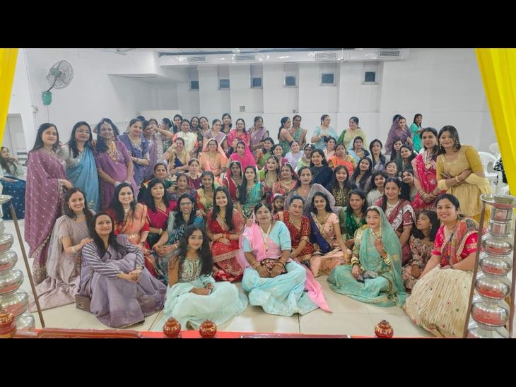 Maheshwari community celebrates the festival collectively | ગણગૌર ...