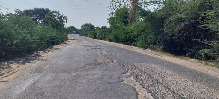 Disaster as 1 km road from Asaldi Deep falls into disrepair | હાલાકી ...