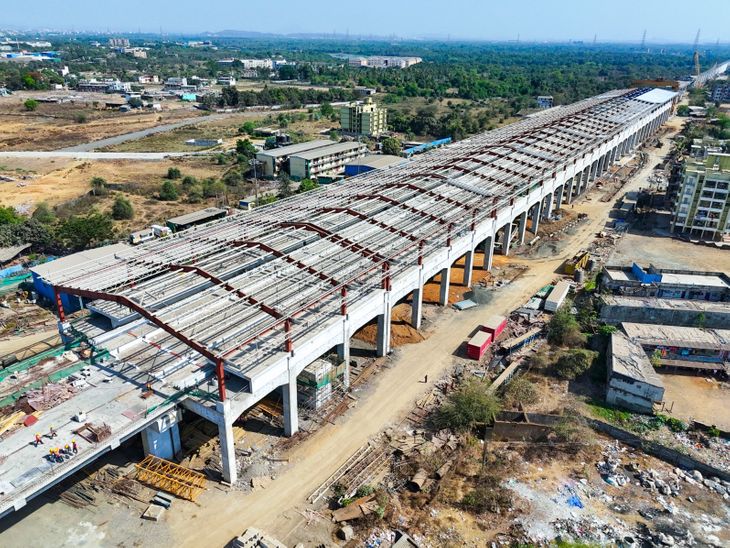 Construction of bullet train station in Vapi in final stages | વાપીમાં ...