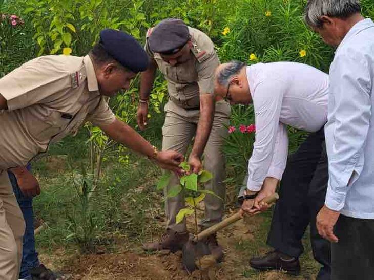 Patan Forest Department; Collector Visits Van Kavach Butterfly Garden