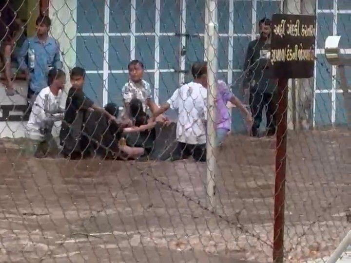 Halol Panchmahal Heavy Rain Flooding