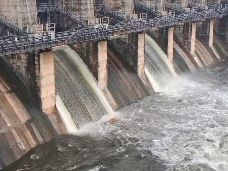 Modasa Mazum Dam Water Release Rain Alert Villages