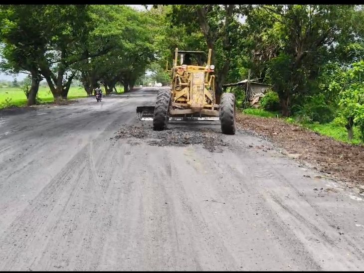 Allegations of irregularities in the construction of Ankleshwar-Walia road | અંકલેશ્વર-વાલિયા ...