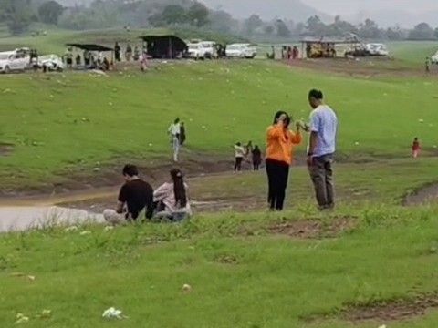 Narmada Rajpipla Mandan Village Karjan Dam Backwater Lake Tourist ...