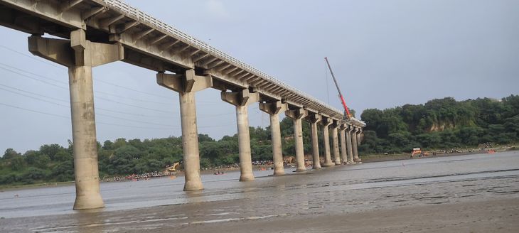 The 120-year-old Vasad Bridge is sturdy because it has three two-and-a ...
