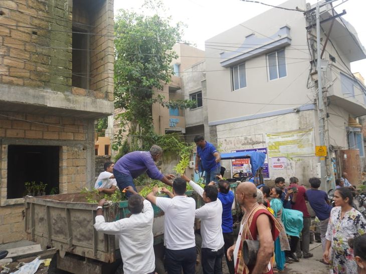 Veraval Somnath Har Ghar Hariyali Tree Plantation Cloth Bags | વેરાવળ ...