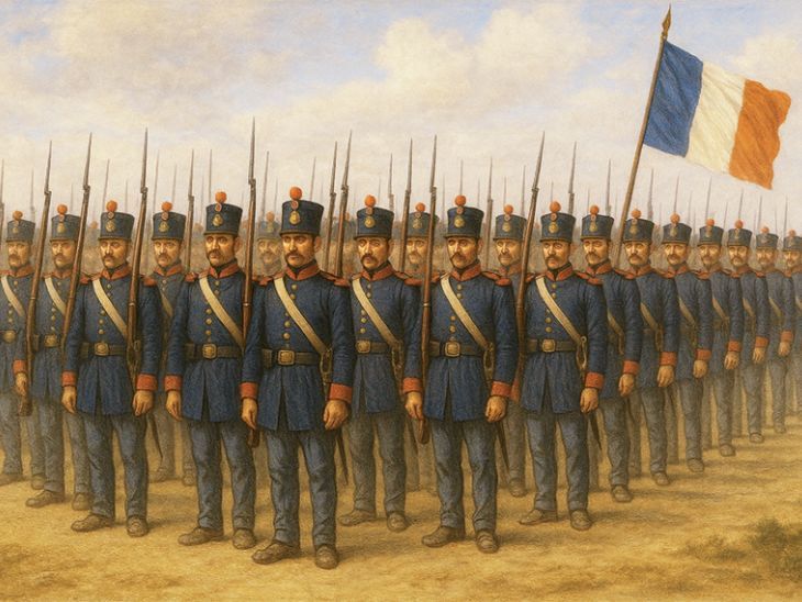 A platoon of 600 soldiers suddenly disappeared