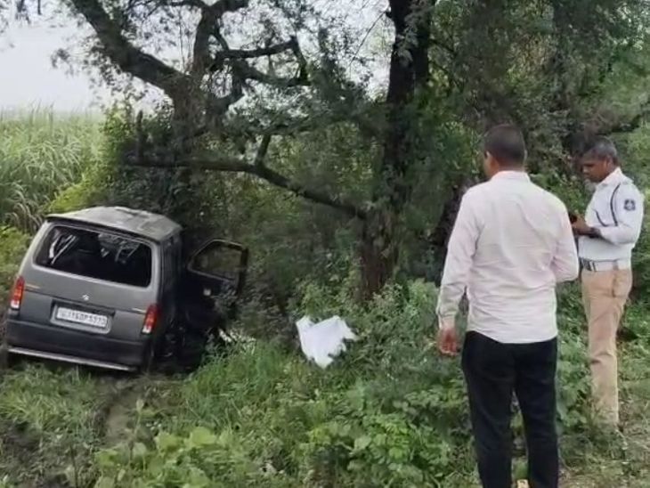 Major accident on Karjan-Amod road | કરજણ-આમોદ રોડ પર ગોઝારો અકસ્માત ...