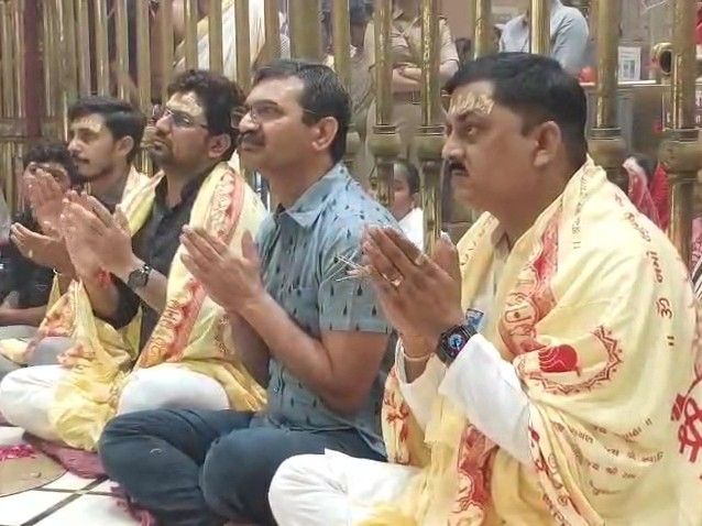 DGP Vikas Sahay Family Visits Salangpur Hanumanji Temple