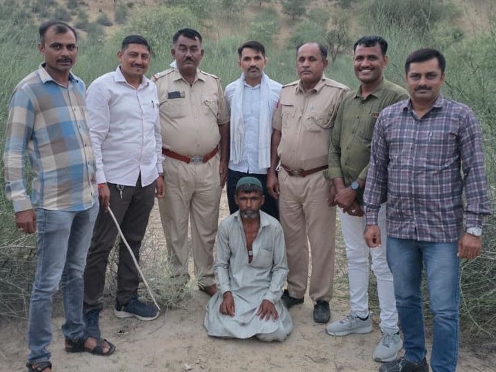 Murder accused arrested from Rajasthan-Pakistan border