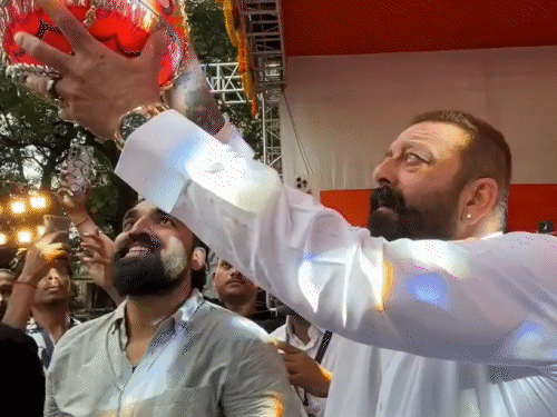 Bollywood Celebrates Janmashtami PHOTOS; Sanjay Dutt Breaks Dahi Handi ...